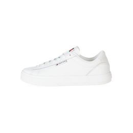 Tommy Hilfiger Shoes Leder-Sneakers in Weiß - 37% | Größe 39 | Damen-sneakers