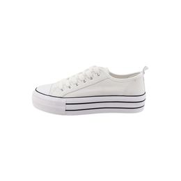 Tom Tailor Sneakers in Wei&szlig; - 52% | Gr&ouml;&szlig;e 36 | Damen-sneakers