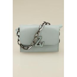 Zadig & Voltaire Zadig & Voltaire Handtasche klein Leder Damen Größe One Size Second Hand hellblau