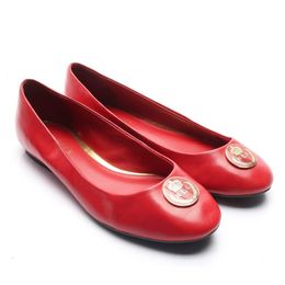 Lauren by Ralph Lauren Lauren Ralph Lauren Halbschuhe Damen Größe 40.5 Second Hand rot