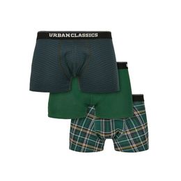 Urban Classics Boxershorts Herren Größe XXL gelb / hellgrau / dunkelgrün / schwarz / weiß