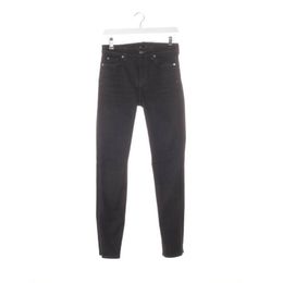 7 For All Mankind Jeans Damen Größe 24 Second Hand schwarz