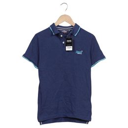 Superdry Poloshirt Herren Größe S Second Hand blau
