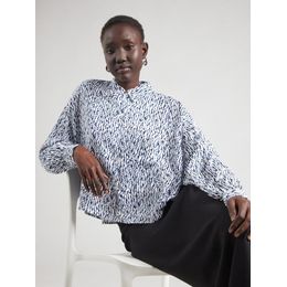 LTB Bluse 'HALOBE' Damen Größe L blau / schwarz / weiß