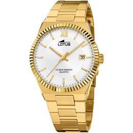 Lotus Analog Watch male Gold size One Size