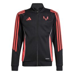 adidas Performance Sportsweatjacke 'Messi' Jungen Größe 116 hellrot / schwarz / weiß
