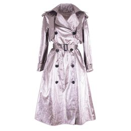Rua & Rua Between-Seasons Coat female Silver size M/L
