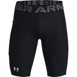 Under Armour Heatgear Armour Tights Herren - schwarz - Gr. M - Polyester/Elastan