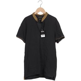 Massimo Dutti Poloshirt Herren Größe L Second Hand schwarz