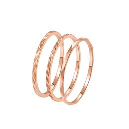 Hey Happiness Ring 'Twist Stack' female Gold size 49