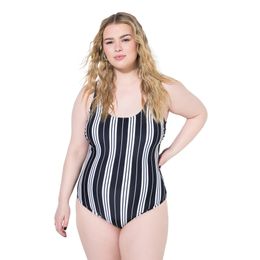 Studio Untold Badeanzug Damen Gr&ouml;&szlig;e XXXL schwarz / wei&szlig;
