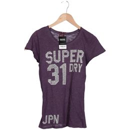 Superdry T-Shirt Damen Größe L Second Hand lila