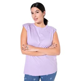 Studio Untold Shirt Damen Gr&ouml;&szlig;e M/L flieder