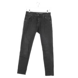 PLEASE Jeans Damen Größe 24 Second Hand schwarz