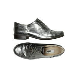 Clarks Halbschuh Damen Größe 38 Second Hand silber