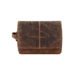 Green Burry Greenburry Vintage Kulturbeutel Leder 27 cm in brown | Gr.: onesize
