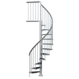Dolle Au&szlig;enspindeltreppe 'Gardenspin' Metall, 13 Trimax-Stufen &Oslash; 125 cm