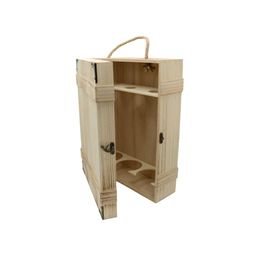 UNUS Weinkiste aus Holz rustikal in Braun | Gr.: onesize