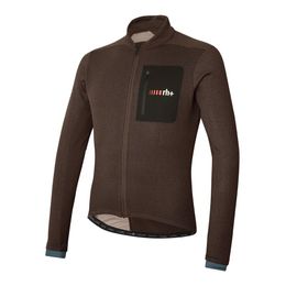 RH+ Radtrikot All Road Sweater in espresso-ardesia | Gr.: L