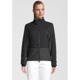 RH+ Isolationsjacke 5 Elements Hybrid Bomber in black-dark grey melange | Gr.: S