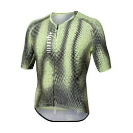 RH+ Fahrradtrikot Piuma Jersey in holographic fluo matcha | Gr.: XL