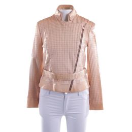 Maisonno&eacute;e Lederjacke Damen Gr&ouml;&szlig;e S Second Hand beige