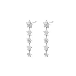 Nana Kay Earrings 'Shiny Stars' female Silver size One Size