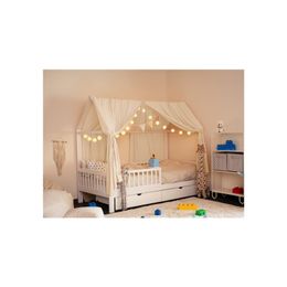 Home Deluxe Kinderbett Deko Set VELINDO Creme - versch. Ausf&uuml;hrungen