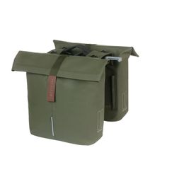 Basil Doppelpacktasche "City Double Pannier Bag MIK 2.0" , moosgr&uuml;n