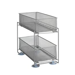 Wenko Box/Basket 'Gioma' male Silver size B: 35cm x H: 33,5cm x T: 18,5cm
