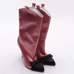 Alessandra Rich Stiefel Damen Gr&ouml;&szlig;e 37 Second Hand rosa