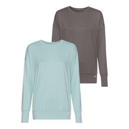 Fayn Sports Shirt female Grey, Green size 32/34