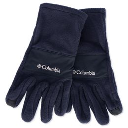 Große Größen Columbia Fleece-Handschuhe, Touchscreen-kompatibel Farbe schwarz Größe: XL