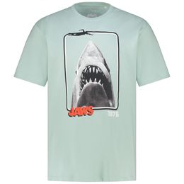 Große Größen s.Oliver T-Shirt mit Motiv-Print Farbe mint Größe: 3XL