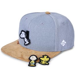 Gro&szlig;e Gr&ouml;&szlig;en Bavarian Caps Snapback Cap "Peanuts Transformer" Farbe dunkelgrau Gr&ouml;&szlig;e: One Size
