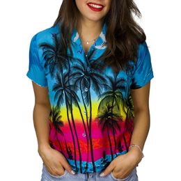 King Kameha Blouse 'Beach' female Blue size XXL