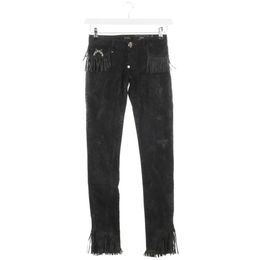 Philipp Plein Jeans Damen Gr&ouml;&szlig;e 25 Second Hand anthrazit