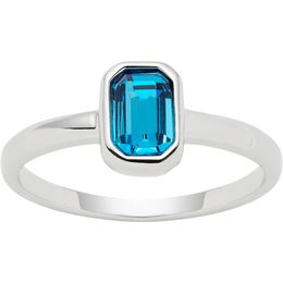 CIAO! BY LEONARDO Ring Damen Gr&ouml;&szlig;e 63 blau / silber