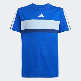 adidas Sportswear Sportshirt Jungen Größe 176 blau / marine / hellblau / weiß