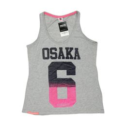 Superdry Top Damen Größe XS Second Hand grau