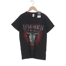 Fruit of the Loom T-Shirt Herren Größe S Second Hand schwarz