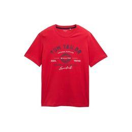 Tom Tailor T-Shirt Herren Größe S navy / rot / weiß