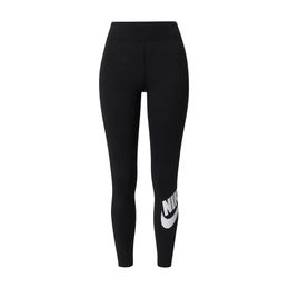 Nike Sportswear Leggings 'Essential' Damen Größe S schwarz / weiß