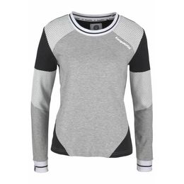 Kangaroos Sweatshirt Damen Gr&ouml;&szlig;e M graumeliert / schwarz / wei&szlig;