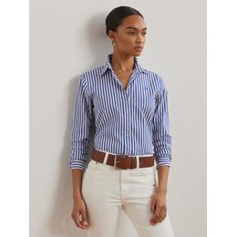 Lauren by Ralph Lauren Lauren Ralph Lauren Bluse Damen Gr&ouml;&szlig;e XL royalblau / wei&szlig;