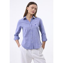 Felix Hardy Bluse Damen Gr&ouml;&szlig;e L dunkelblau / blaumeliert