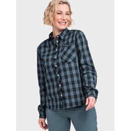 Sch&ouml;ffel Sch&ouml;ffel Bluse 'Silba' Damen Gr&ouml;&szlig;e XL dunkelblau / petrol / schwarz / wei&szlig;