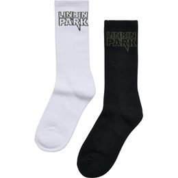 Merchcode Socken Damen Gr&ouml;&szlig;e 35/38 schwarz / wei&szlig;