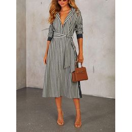 LA Angels Kleid in Anthrazit/ Wei&szlig; - 64% | Gr&ouml;&szlig;e L | Damen-kleider