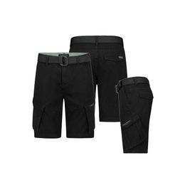 Sublevel Cargobermudas in Schwarz - 63% | Größe W38 | Herren-plussize